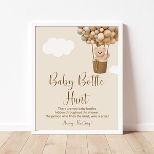 Bear Baby Bottle Hunt Game Teddy Bear Baby Shower We Can - Etsy