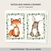 PRINTABLE Woodland Animals Banner Greenery Woodland Baby Shower Banner ...