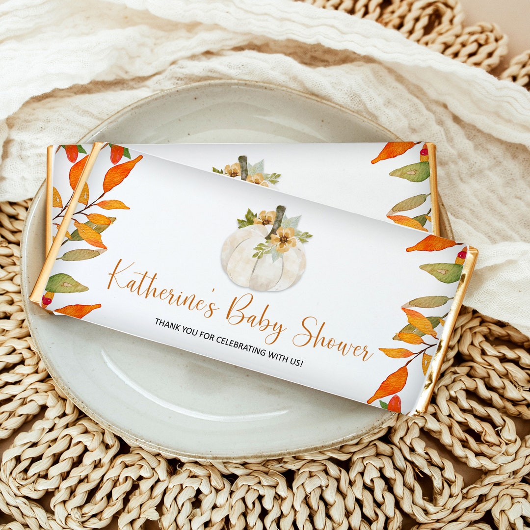 Editable Fall Candy Bar Wrapper Chocolate Label Fall Party Favor ...