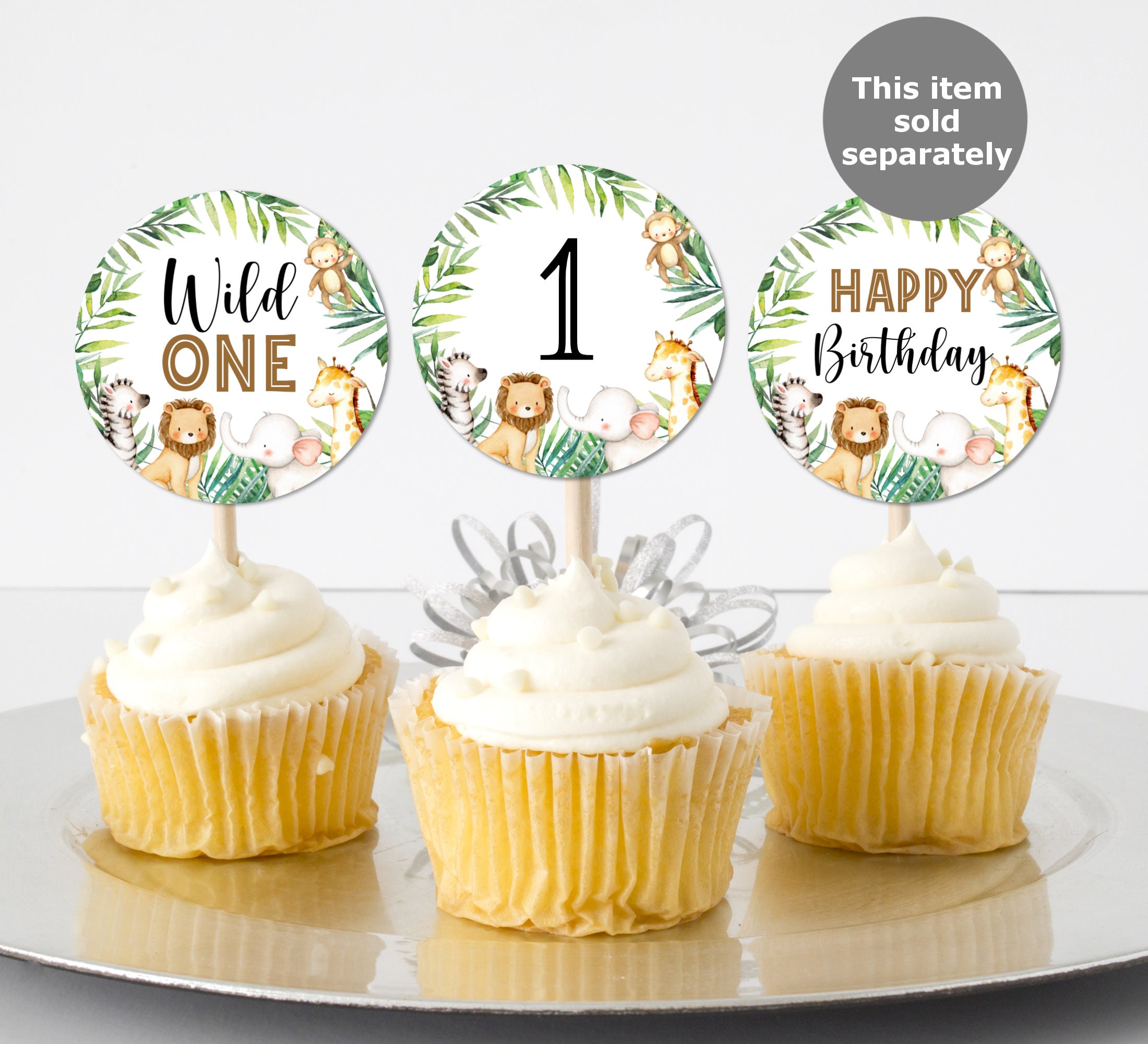 Safari Water Labels Safari Birthday Safari Animals Baby Shower | Etsy