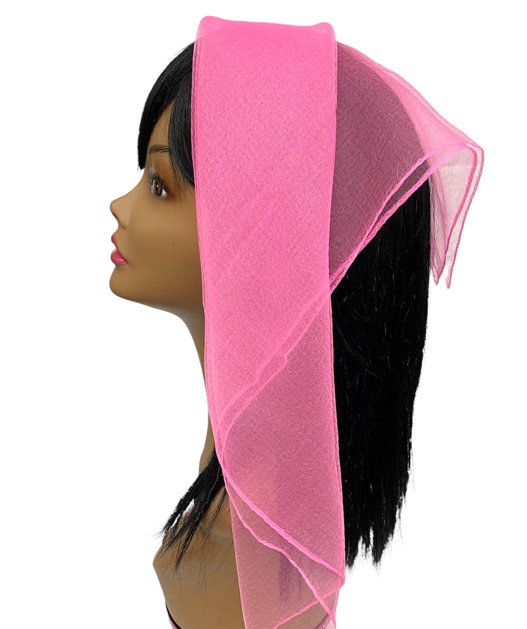 Nylon Square Scarves | Barbie Pink | Hot Pink | Pumpkin | Neon Orange ...