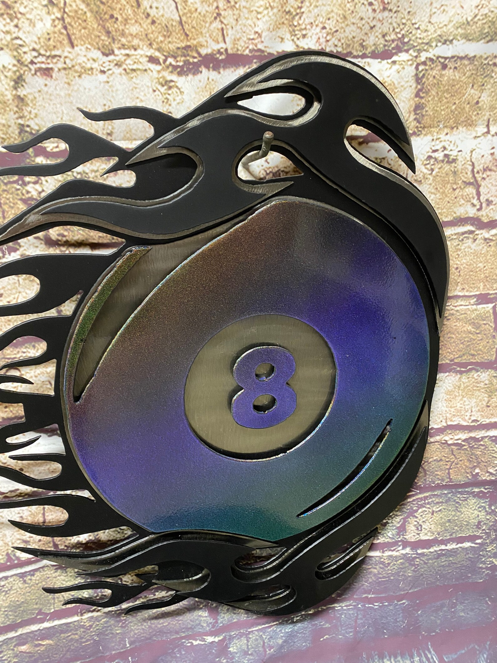 Flaming 8 Ball Pool Balls Magic 8 Ball Pool Sharks | Etsy