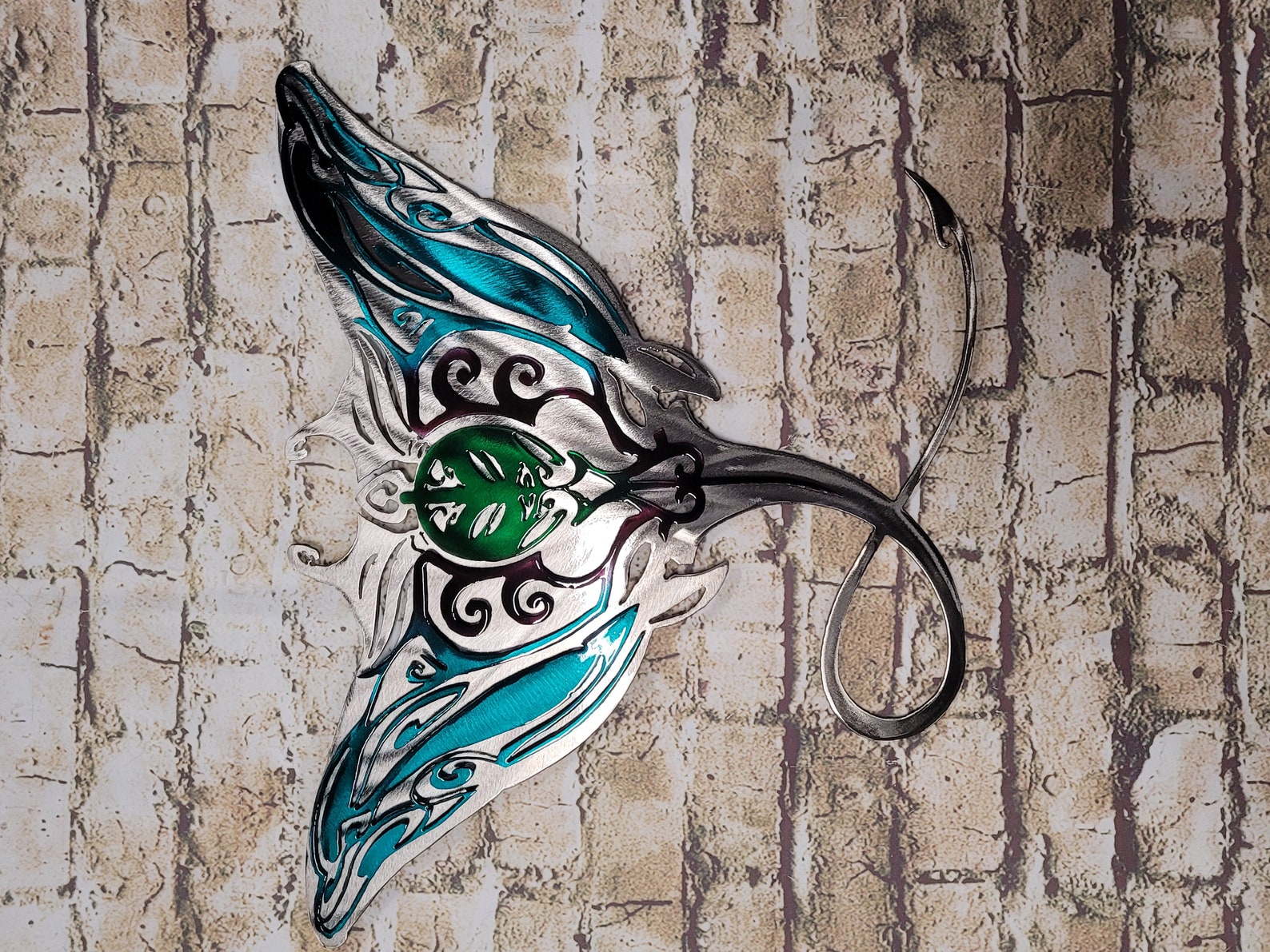 Manta Ray Metal Wall Art Sting Ray Sea Turtle Aquatic Life - Etsy