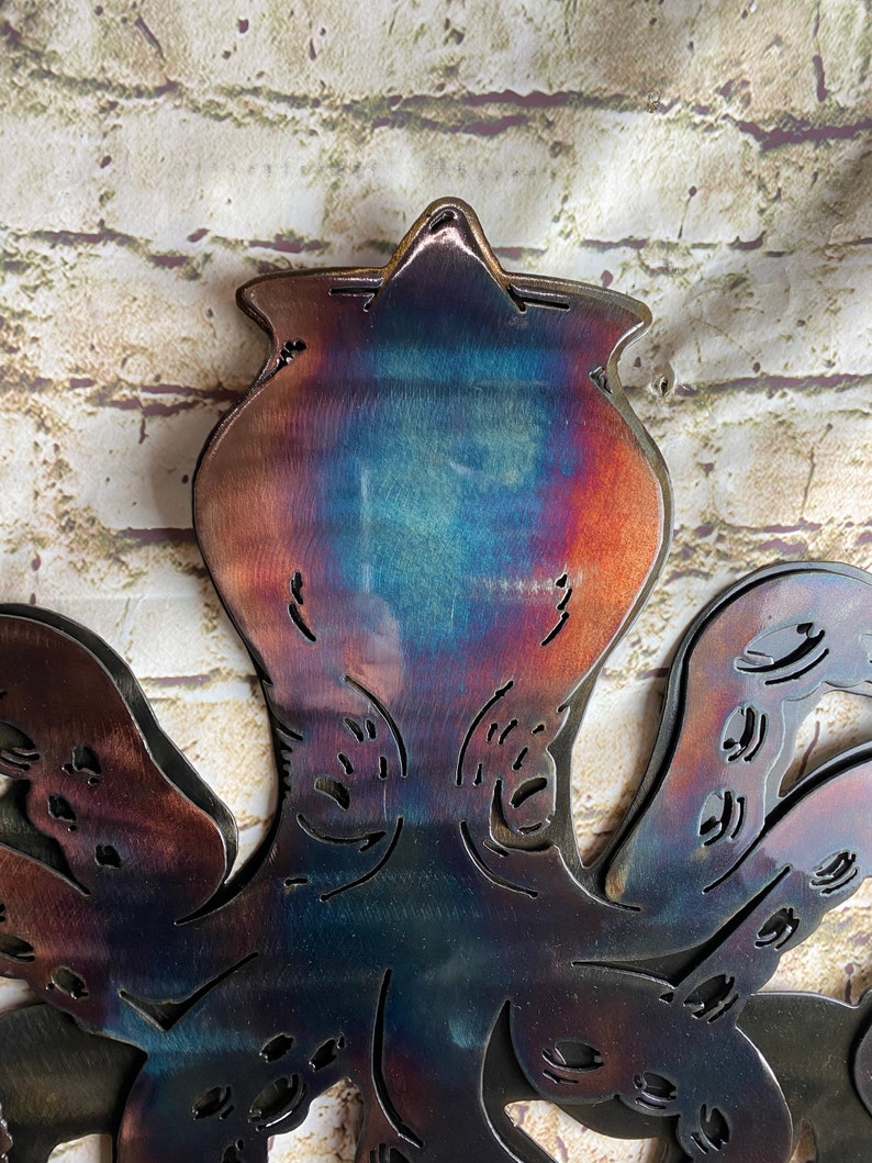 Kraken Metal Wall Art Reales the Kraken Pirates of the | Etsy