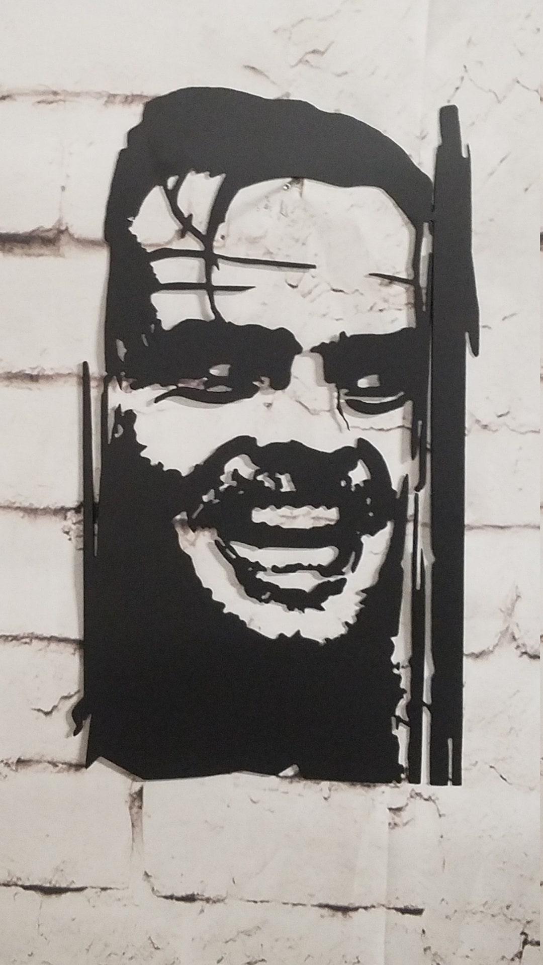 Jack Nicholson Metal Wall Art, the Shining, Steven King, Here's Johnny ...