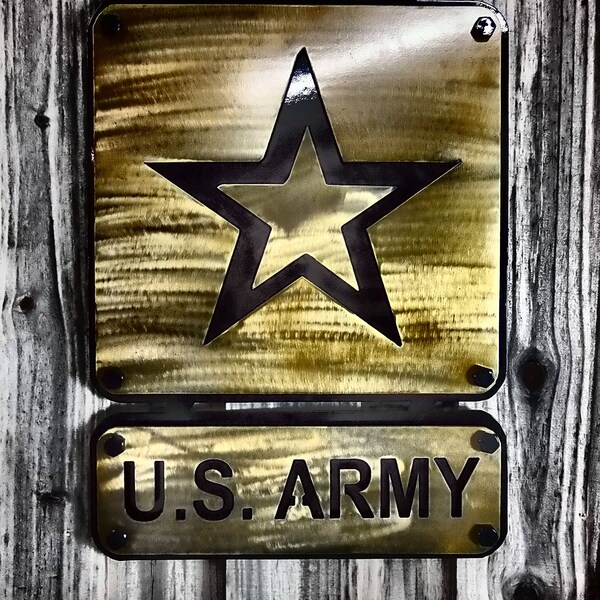 Us Army Metal Art - Etsy