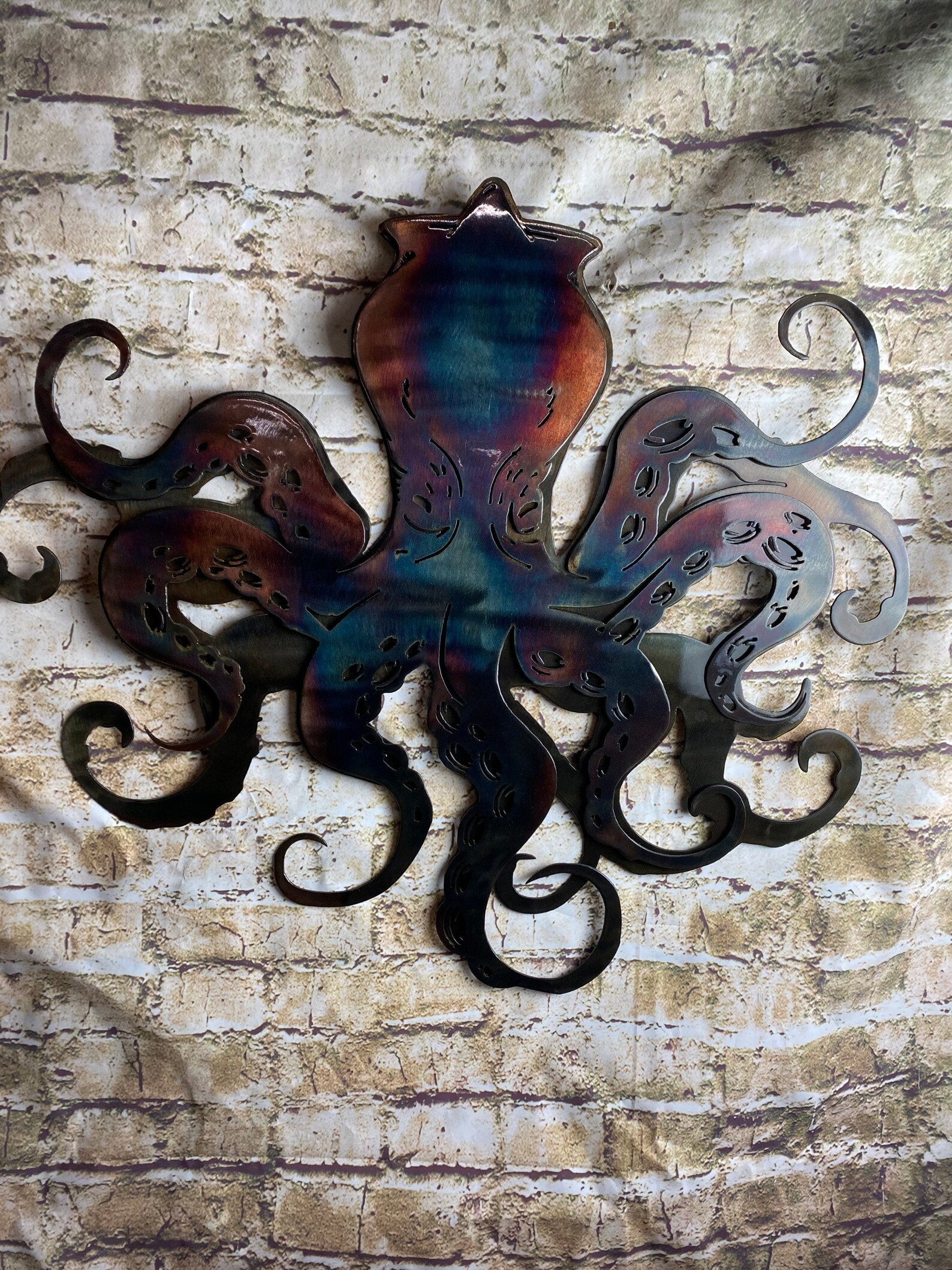 Kraken Metal Wall Art Reales the Kraken Pirates of the | Etsy