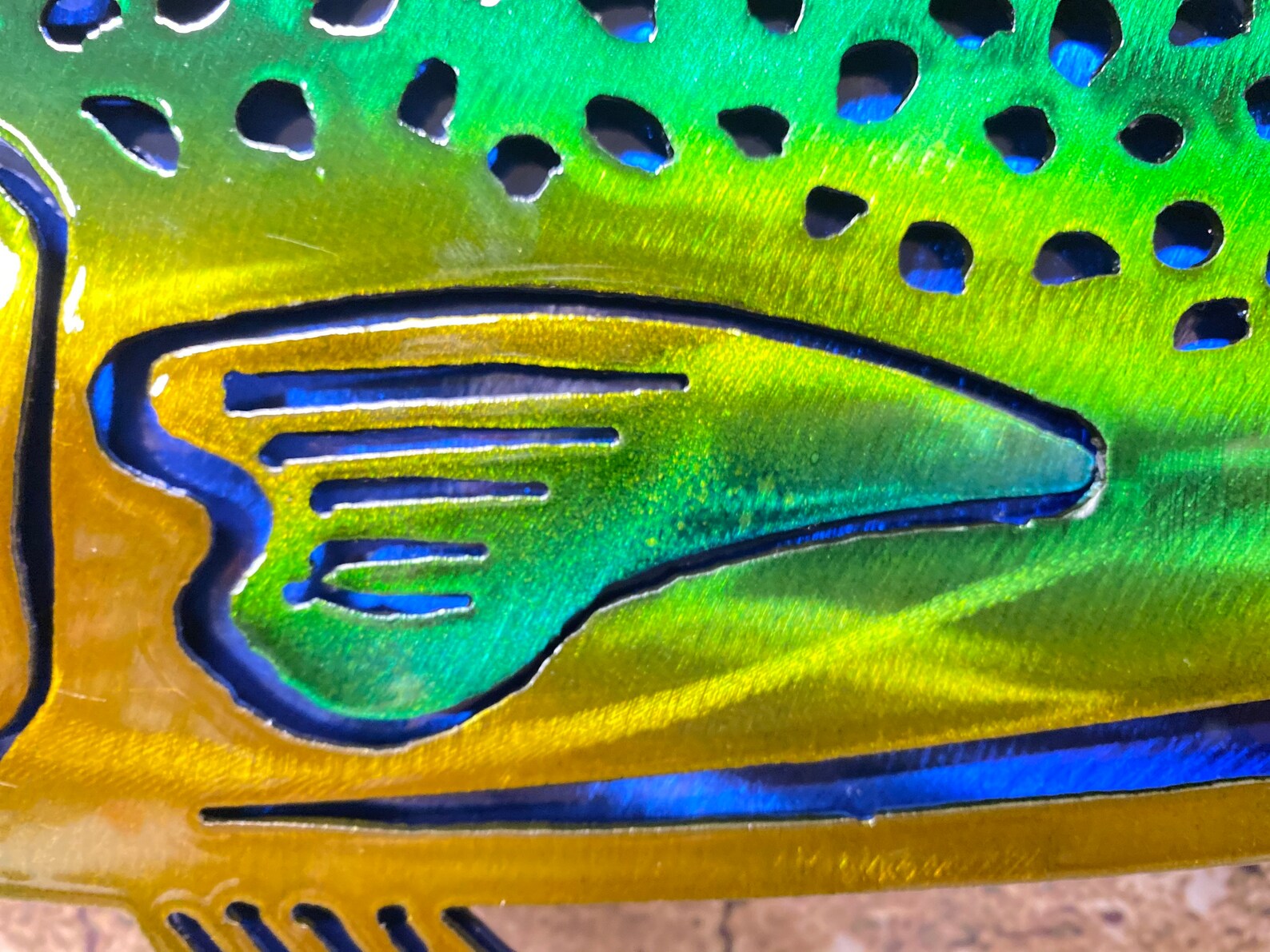 Mahi-mahi Metal Wall Art, Deep Sea Fishing, Trophy Fishing, Dolphinfish ...