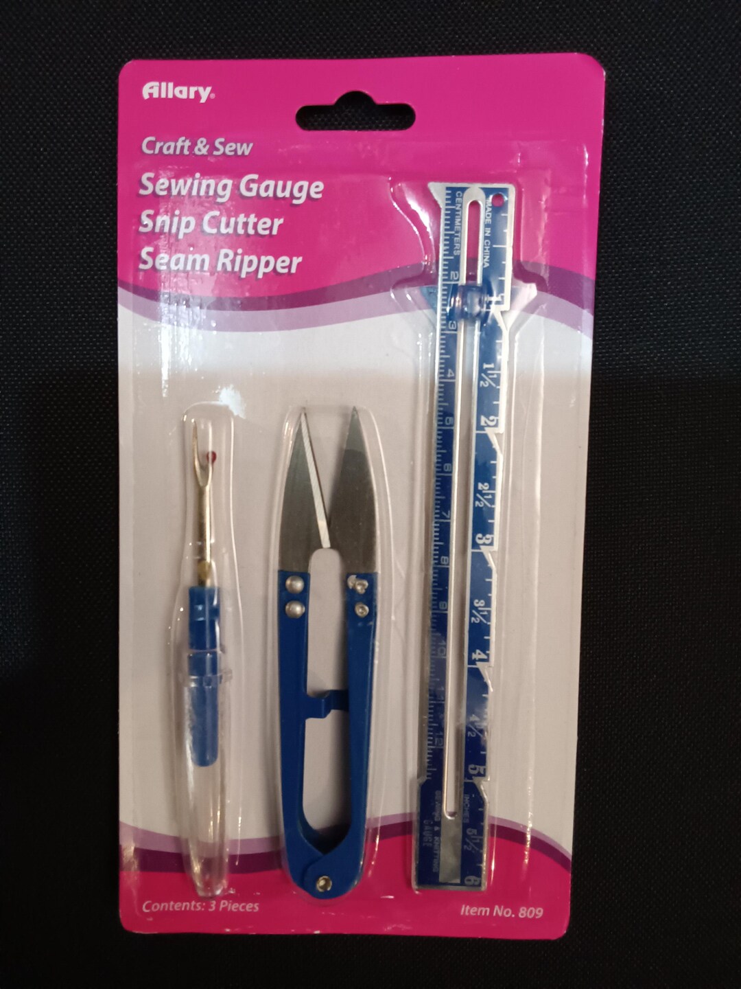 Craft & Sew 3 Piece Sewing Guage Snip Cutter Seam Ripper DR #1 - Etsy