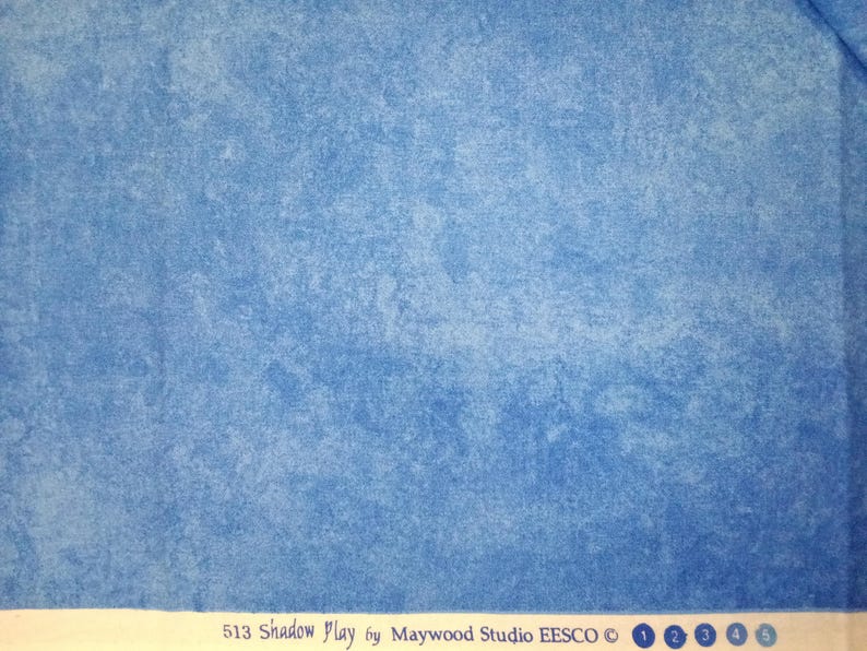 Beautiful Shadow Play Soft Blue Blended 1 Yard 34 100% Cotton Fabric CR 25 - Etsy