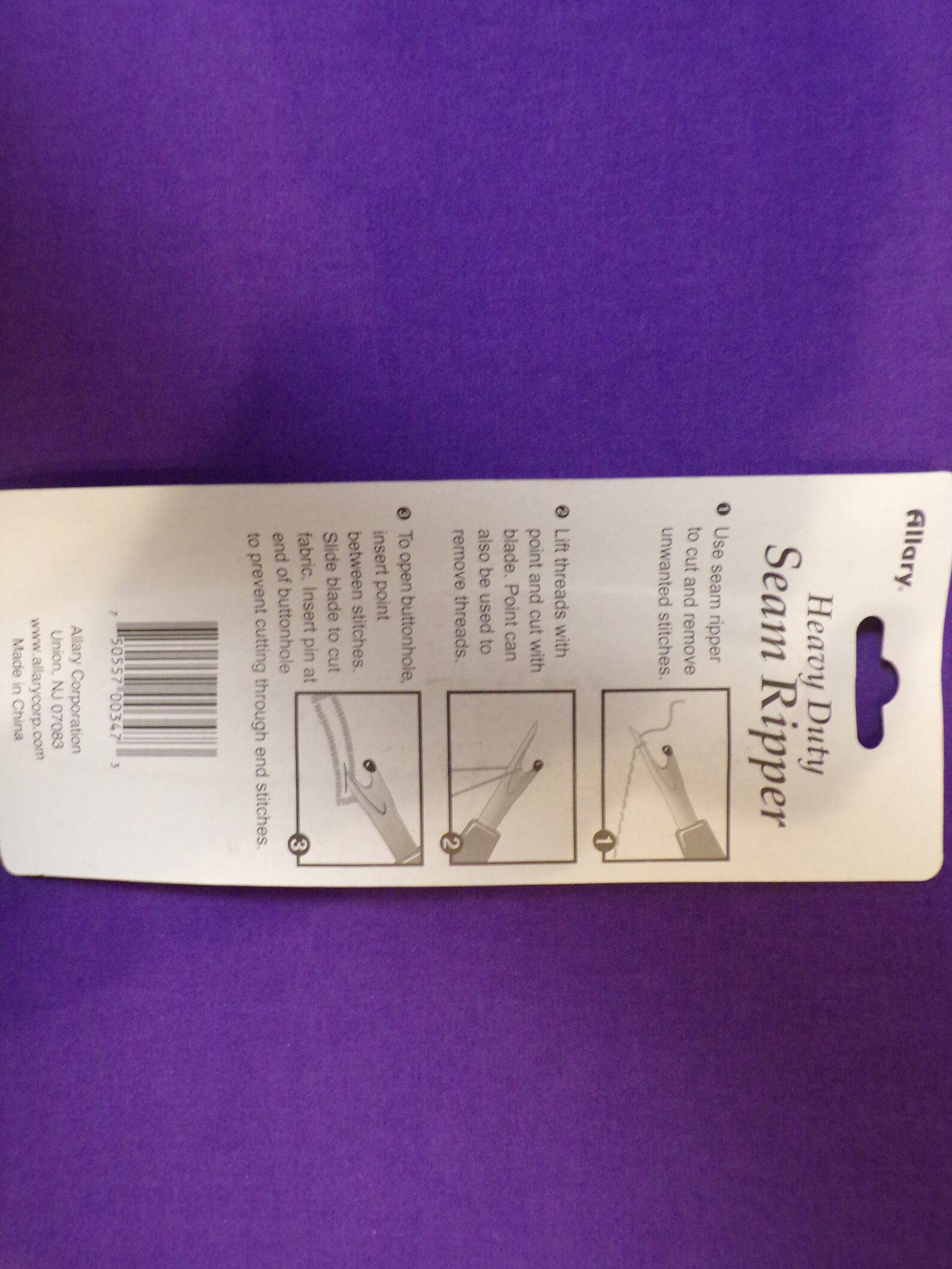 Allary Heavy Duty Seam Ripper With Safety Ball DR 1 - Etsy