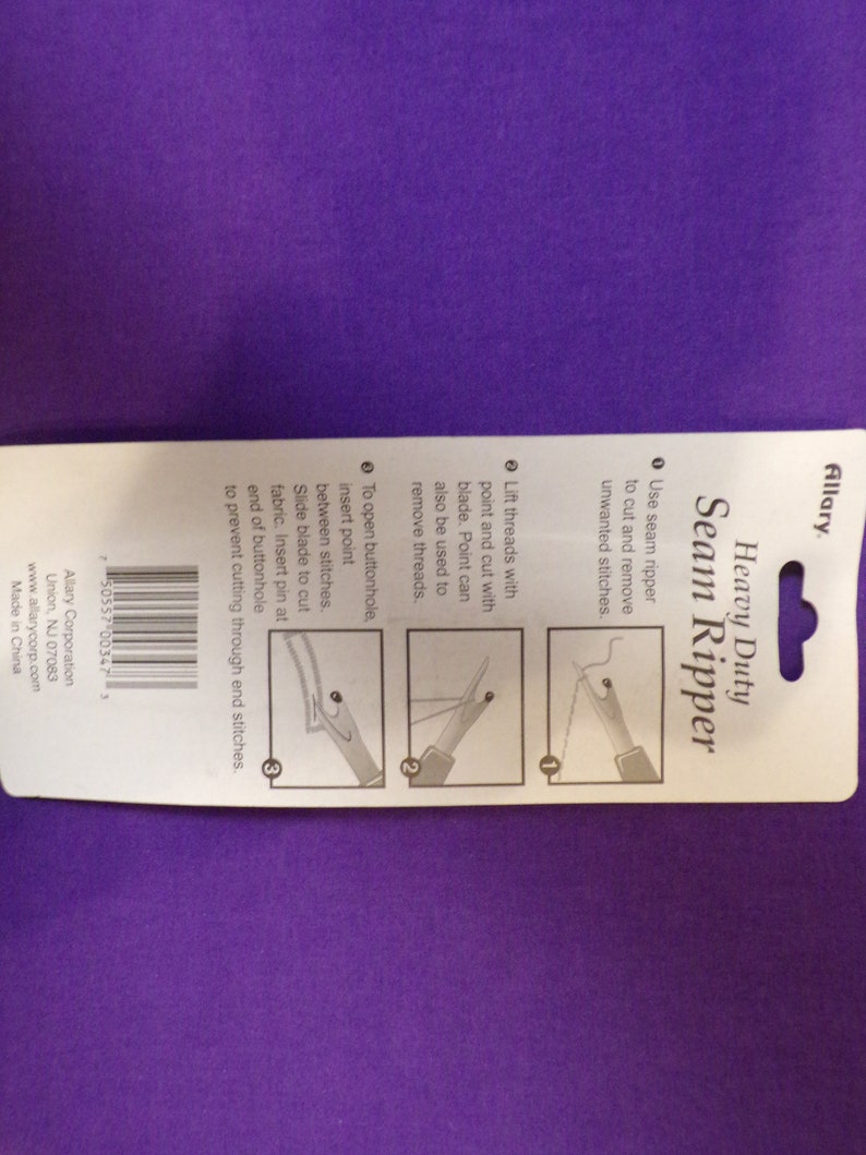 Allary Heavy Duty Seam Ripper With Safety Ball DR 1 - Etsy