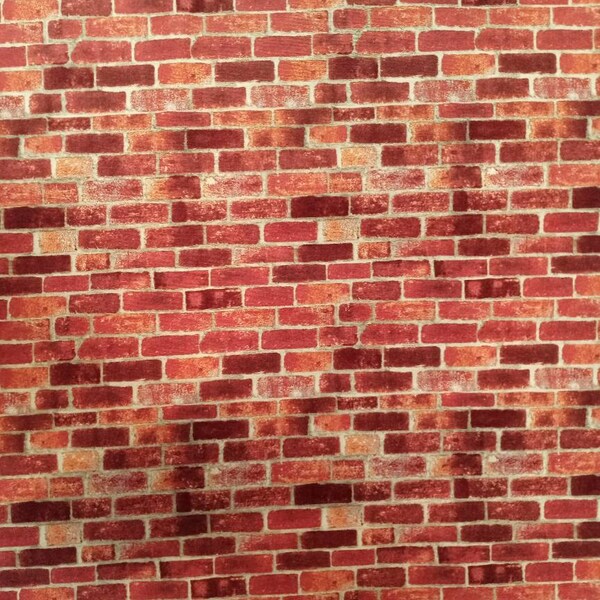 Brick Red Fabric - Etsy