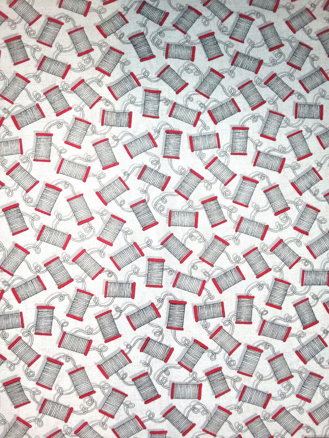 And Sew on Tiny Threads Spools 25" X 44" 100% Cotton Fabric CR #4 - Etsy
