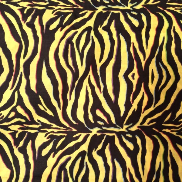 Tiger Print Fabric - Etsy