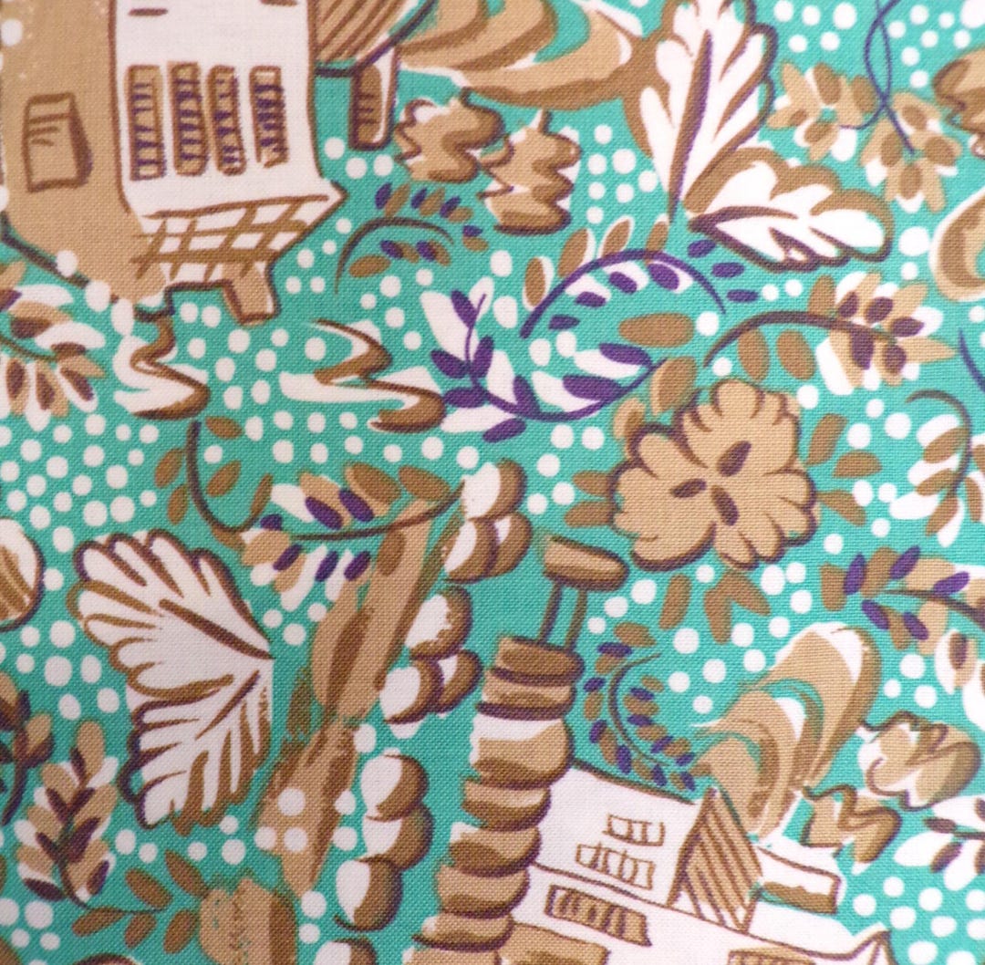 Misaki-house & Garden Quilting Sewing Crafting 100% Cotton Fabric #032 ...