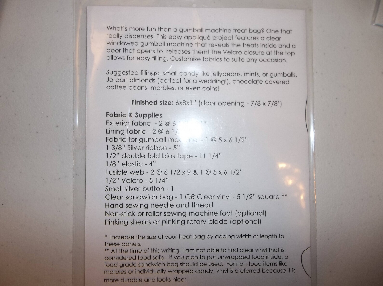 Goody Goody Gumball Treat Bags Pattern - Etsy