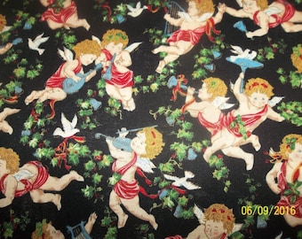 Cherub fabric | Etsy