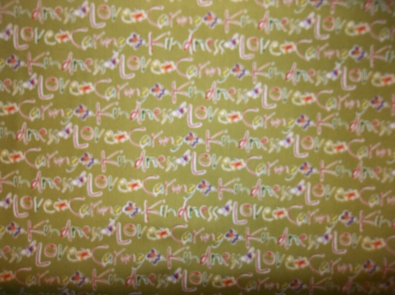 Kathy Davis Blossoming Kind Words 100% Cotton Fabric 301 | Etsy