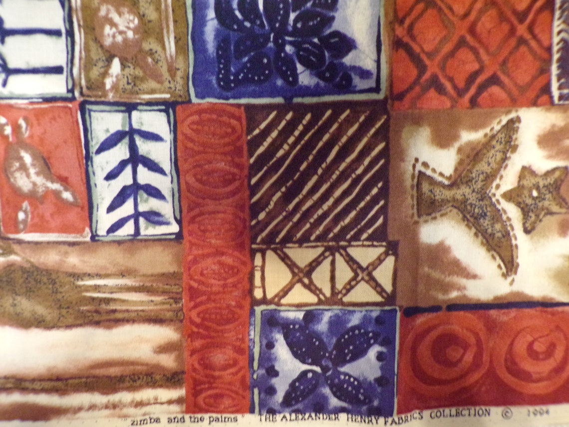 Zimba & the Palms Alexander Henry 100% Cotton Fabric #379 - Etsy