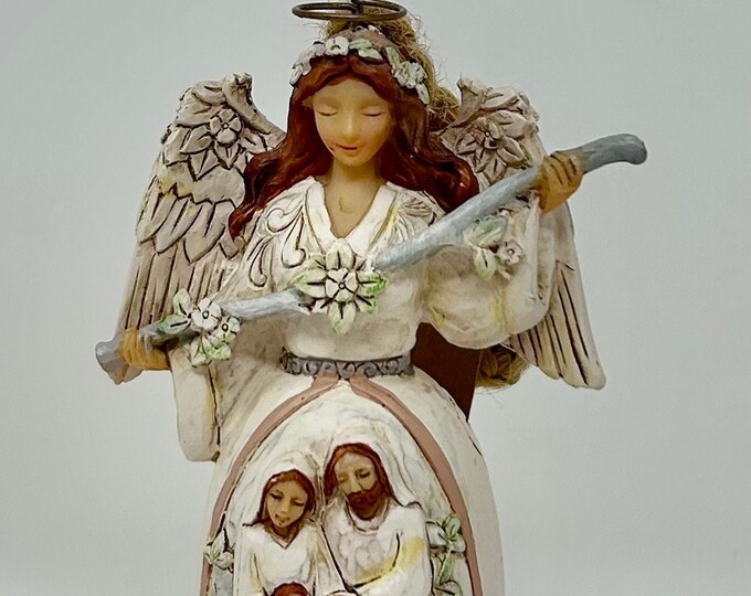 Jim Shore for Enesco Angel Ornament Heartwood Creek 5" Nativity ...