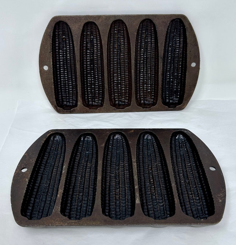 3 Vintage Griswold Lodge Cast Iron Cornbread Corn Stick Pans - Etsy
