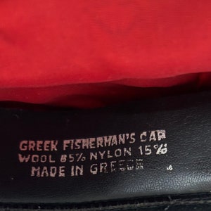 Fiddler Dutch Boy Wool Hat Cap Greece Black 58 Greek - Etsy