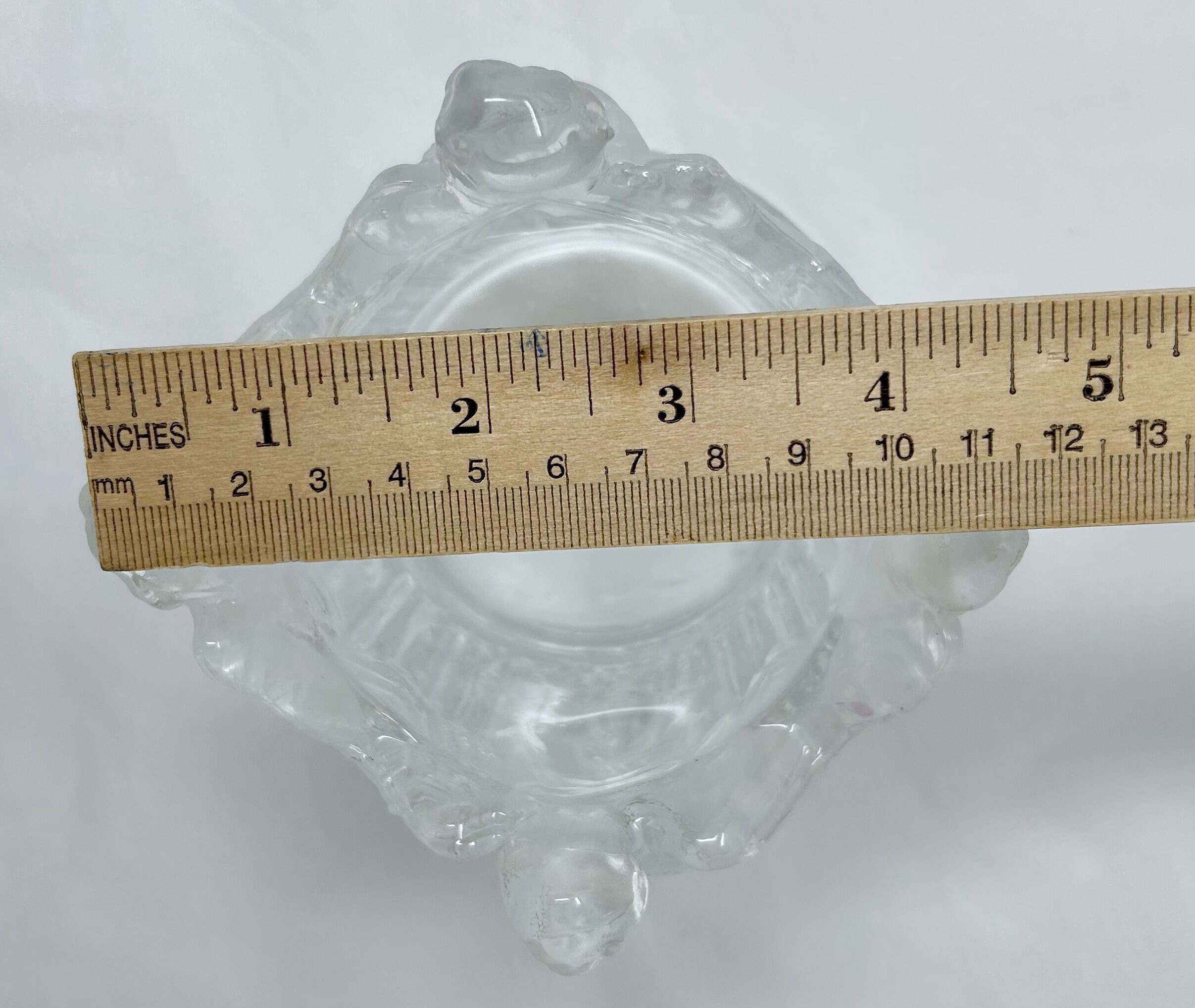 Large Vintage CCI Angels Cherub Frosted Glass Fat Candle - Etsy