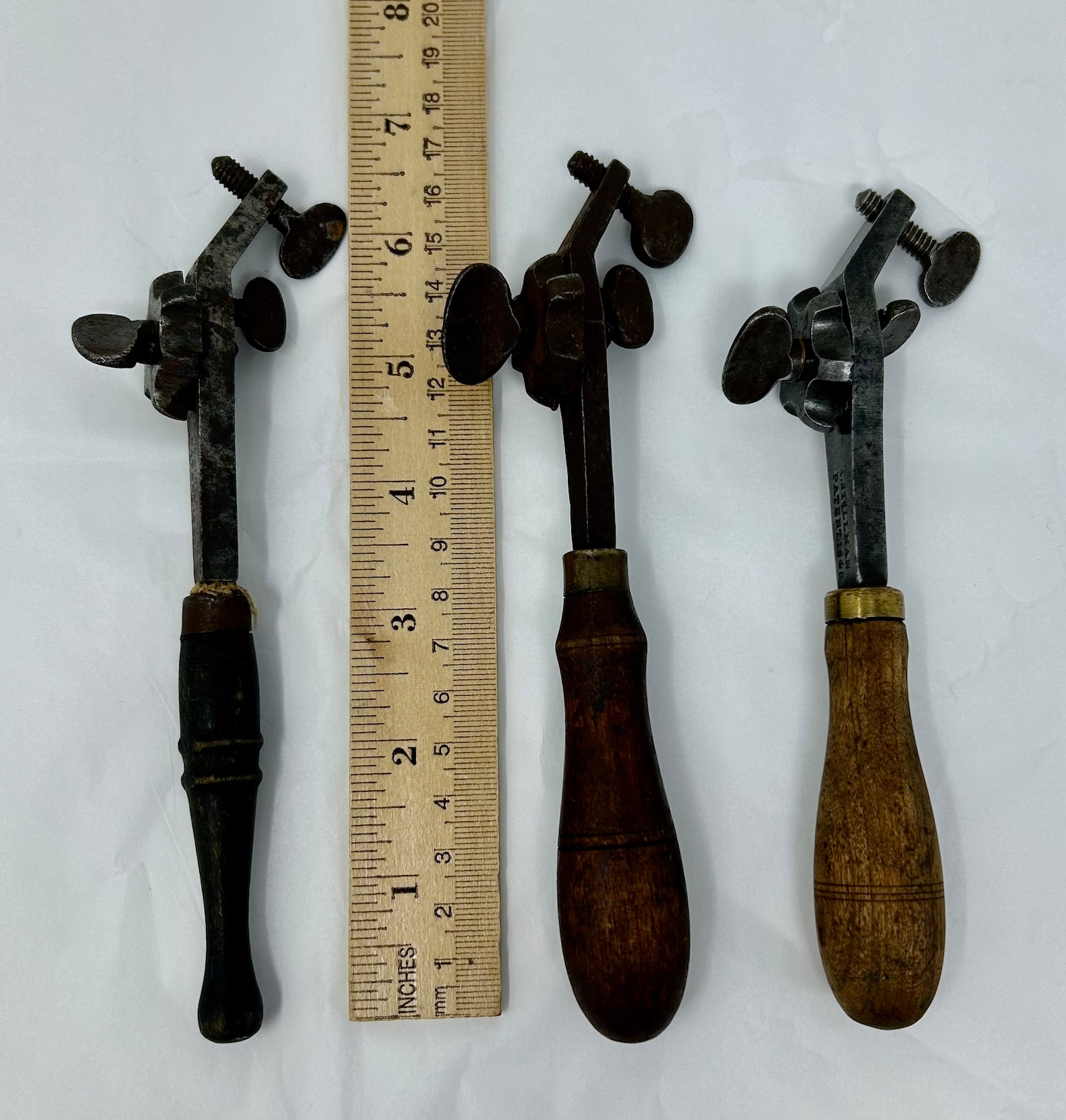 Vintage A. Stillman Patent 1848 Saw Set – Antique Hand Tool With Turned ...