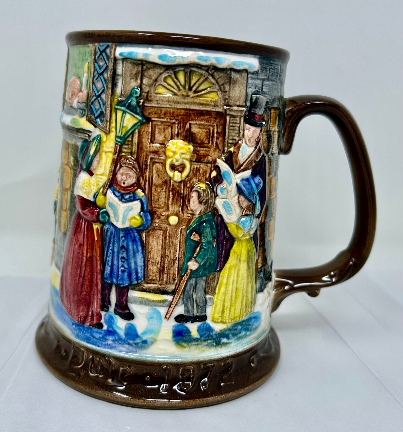 1973 Beswick Royal Doulton Christmas Carol Tankard Cup Mug Ceramic Ltd ...