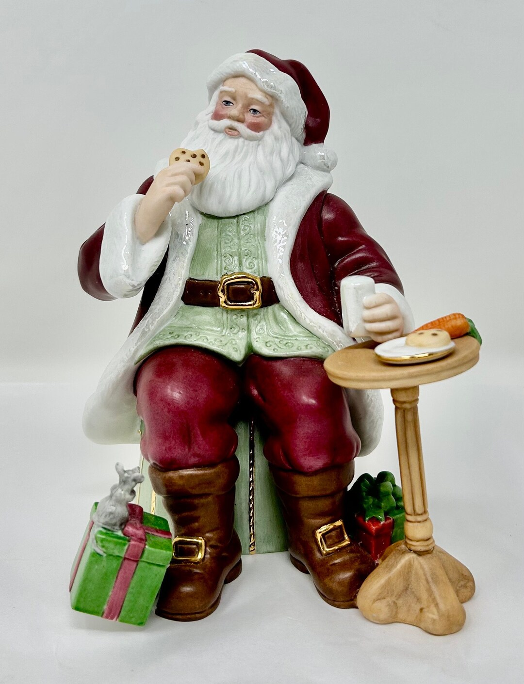 LENOX Cookies for Santa Figurine Fine Porcelain Holiday Christmas - Etsy
