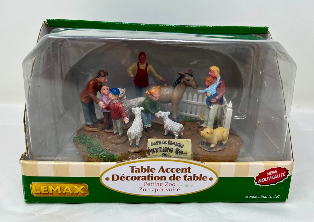 LEMAX Village Collection “little Hands Petting Zoo” – 2008 Table Accent ...