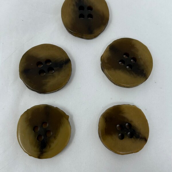 Faux Horn Buttons - Etsy