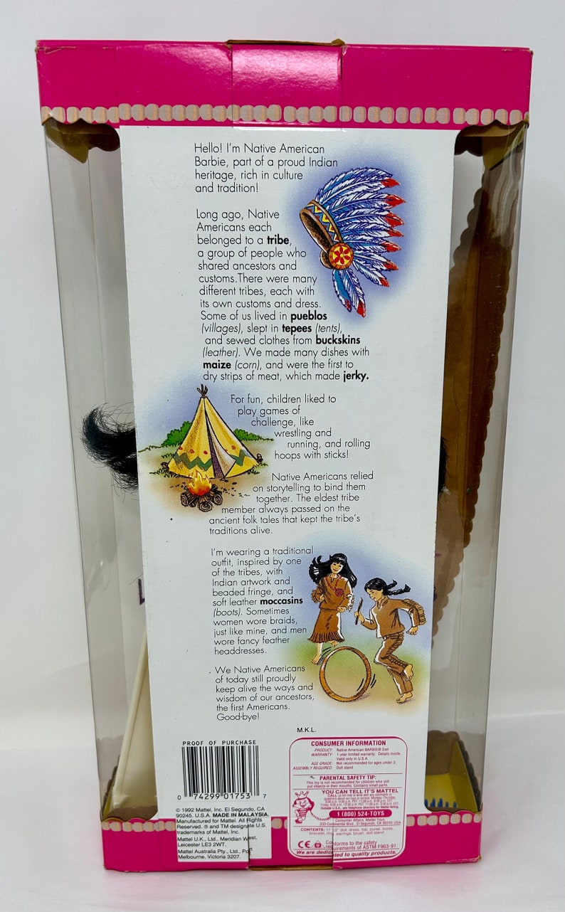 Barbie Dolls of the Word Native American Indigenous American Mattel ...