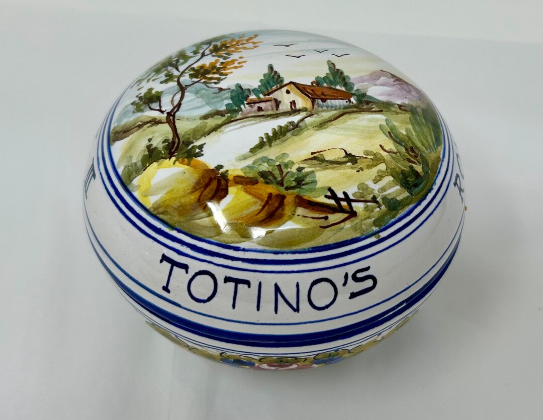 Dipinto Dimano Deruta Italian Italy Hand Painted Scene Landscape ...