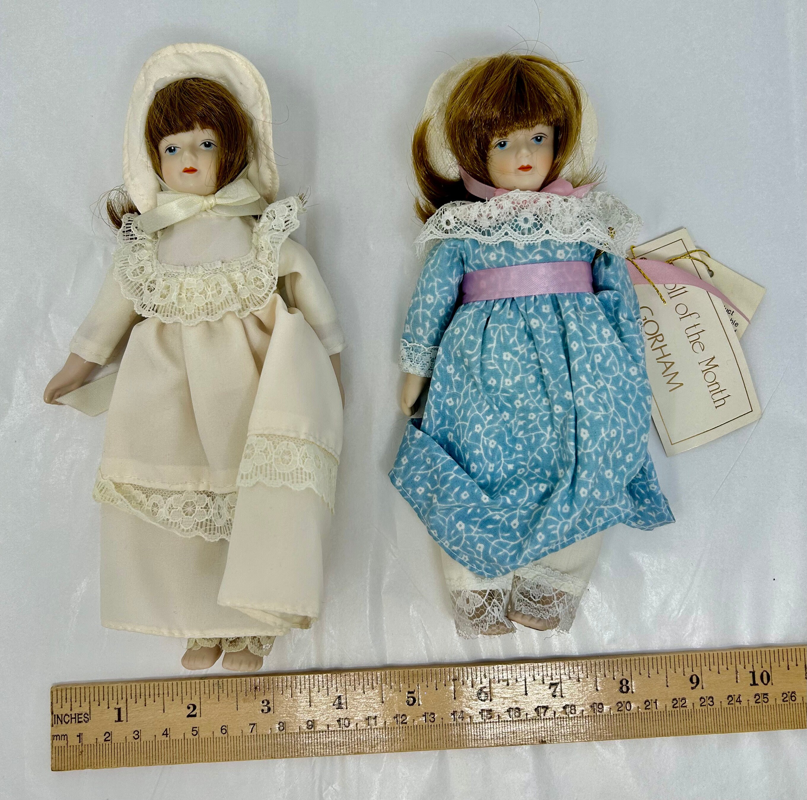 Gorham Doll of the Month Porcelain Dolls – October & November – Set of ...