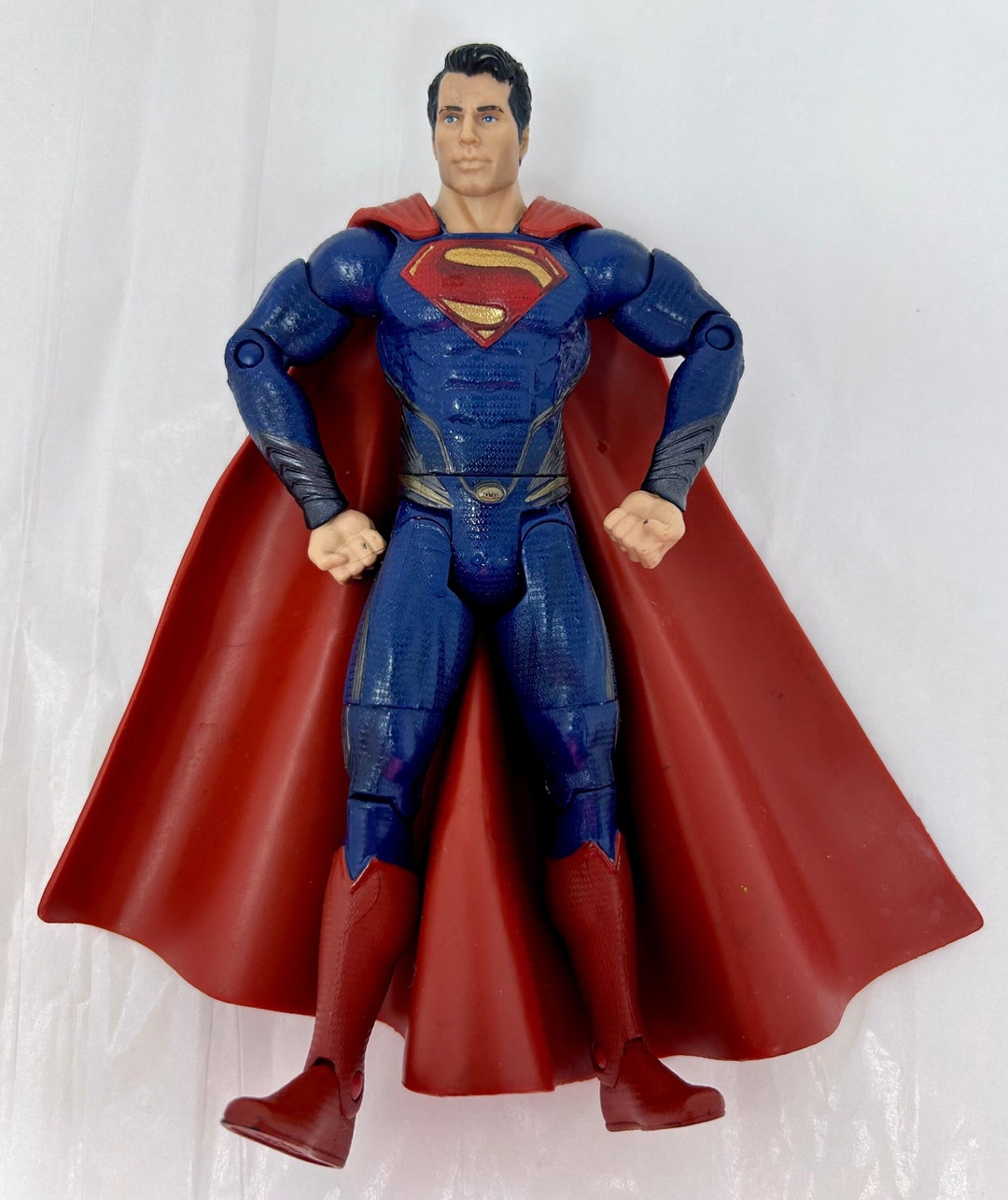 Rare Mattel Superman Action Figure 0633OB DC Comics Toy Caped Crusader ...