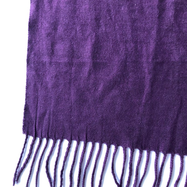 Plum Scarf - Etsy
