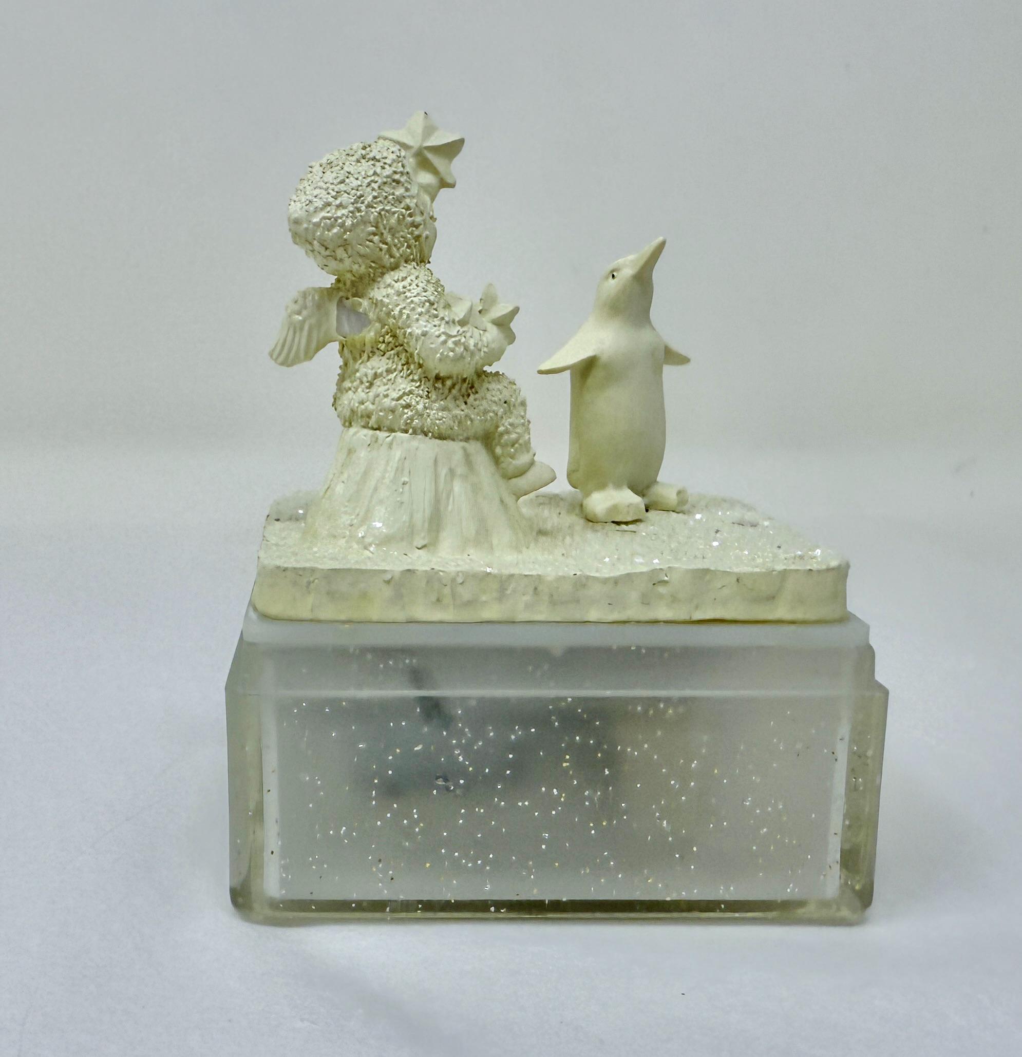 Department 56 Penguin & Child Glitter Music Box – “share the Sparkle ...
