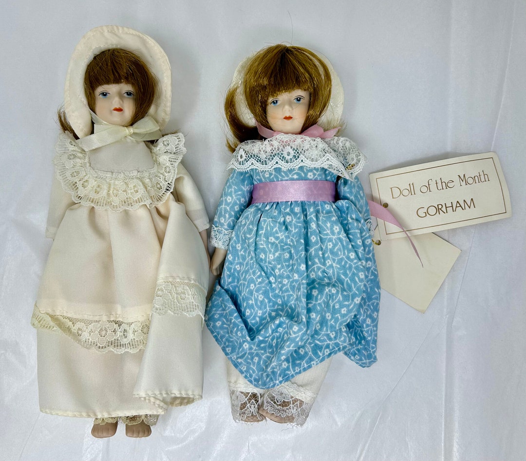 Gorham Doll of the Month Porcelain Dolls – October & November – Set of ...