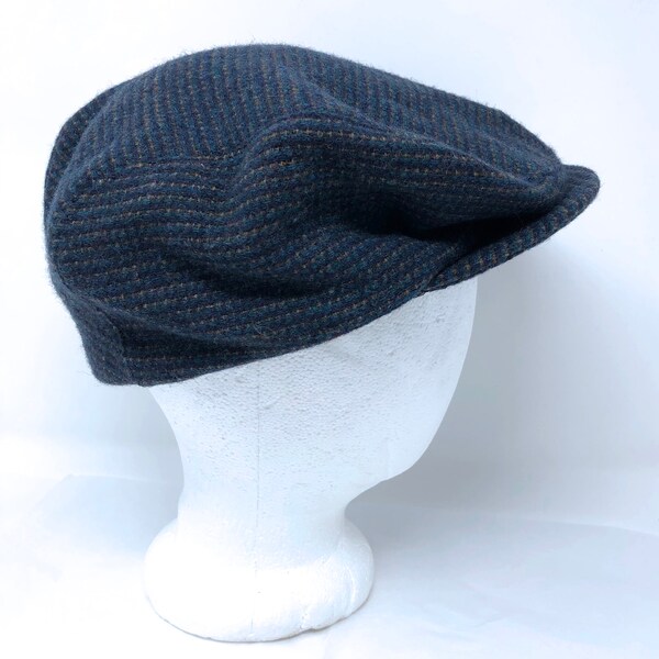 Blue Newsboy Cap - Etsy