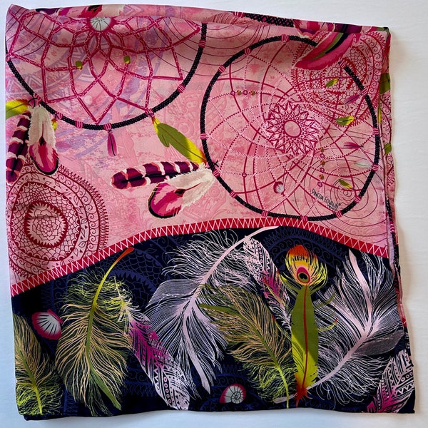 Mexico Silk Scarf - Etsy