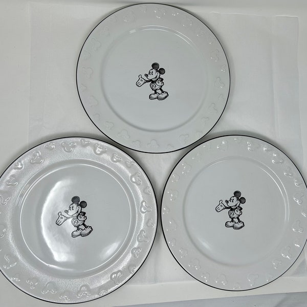 Mickey Mouse Dinner Plates - Etsy