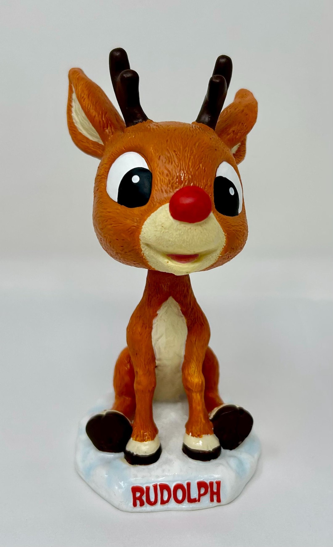 Vintage 2002 Rudolph the Red Nosed Reindeer Bobblehead BD & A the ...