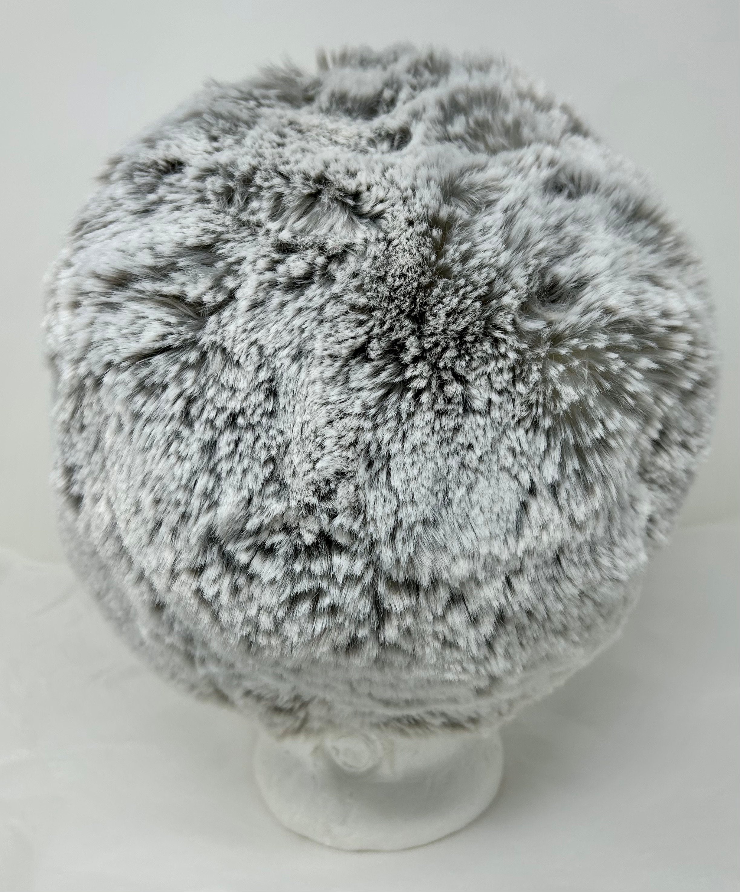 Surell Faux Fur Hat Grey Gray "tissavel" - Etsy