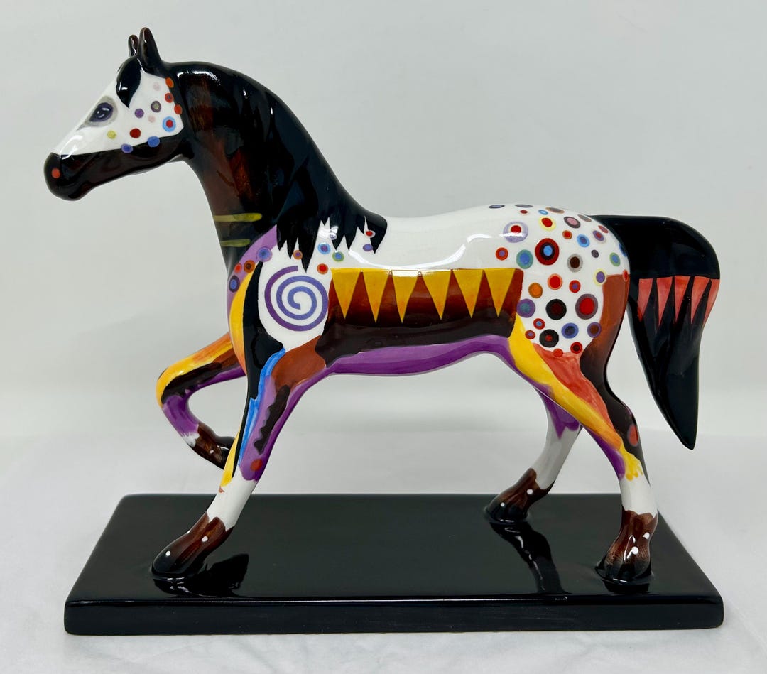 The Trail of Painted Ponies Prairie Horizon 12261 Bob Coots Figurine ...