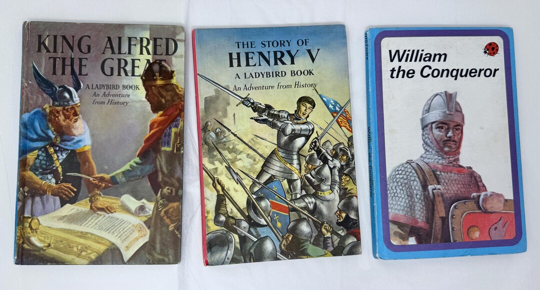 Set of 3 an Adventure From History Book Ladybird Story of Henry the 5th ...