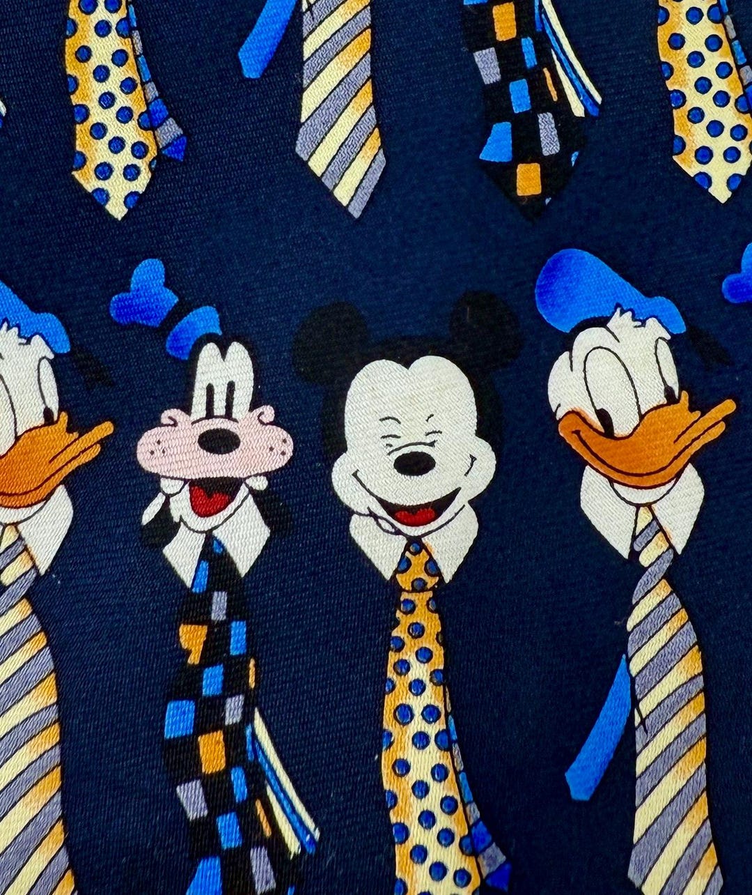 Disney Character Tie – Mickey, Donald & Goofy in Ties – 100% Silk ...