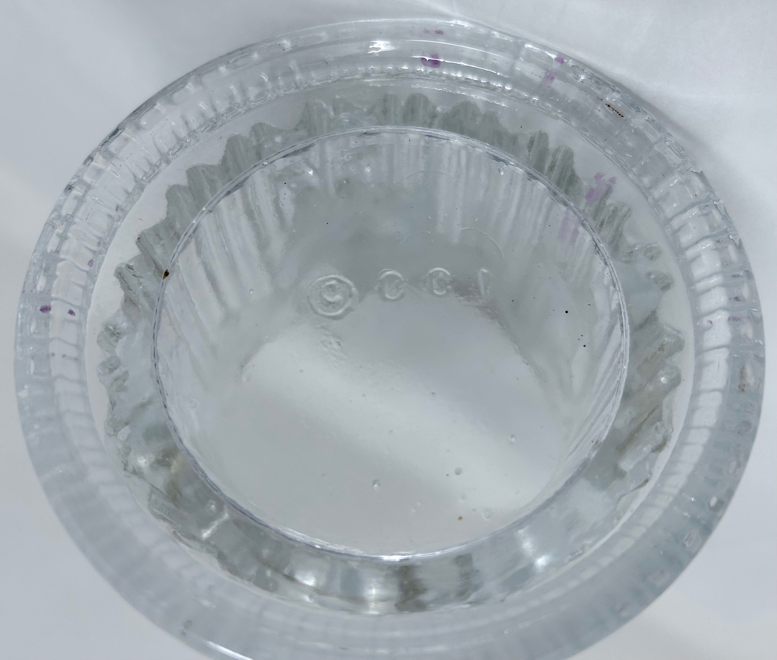 Large Vintage CCI Angels Cherub Frosted Glass Fat Candle - Etsy