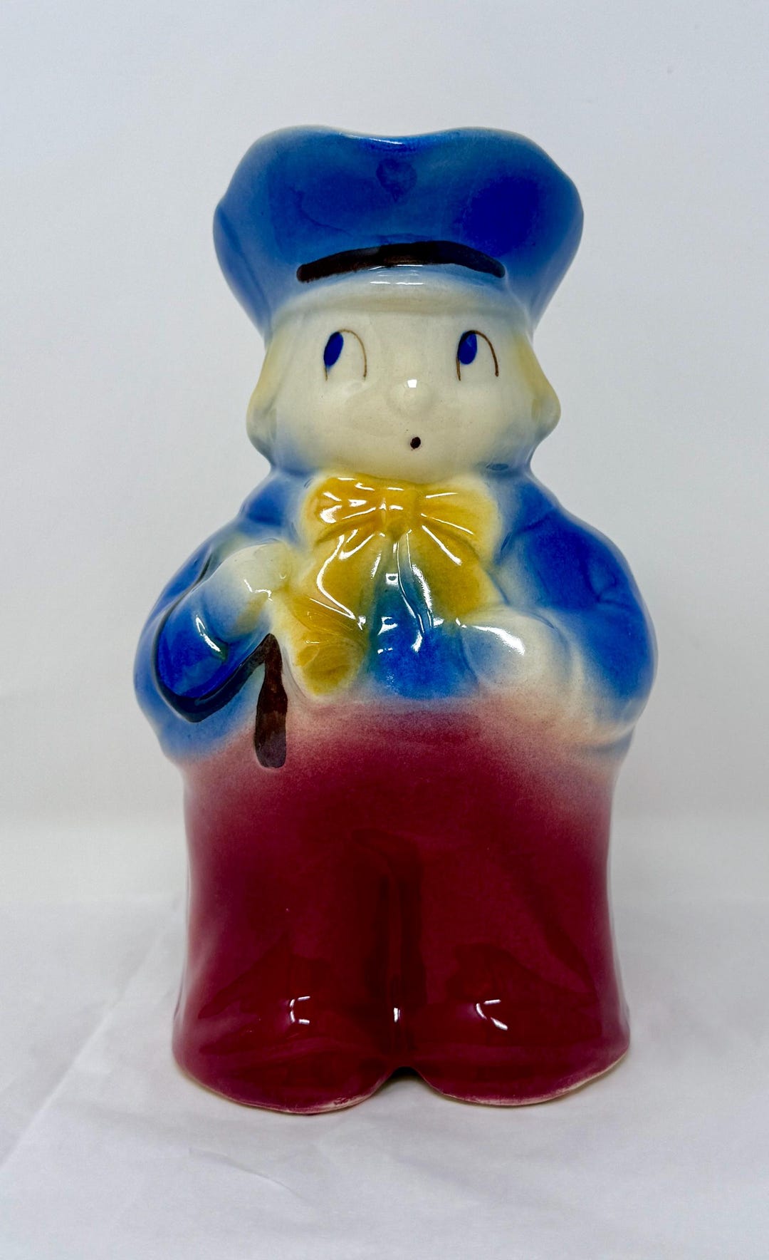 Vintage Little Blue Boy Pitcher Ceramic Milk Cream 46 1940's 1950's - Etsy